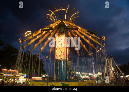 Amusement Ride at the Columbia County Fair in Chatham NY Stock Photo ...