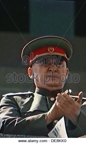 Lavrentiy Beria on Lenin's Mausoleum Tribune. Museum: State History ...