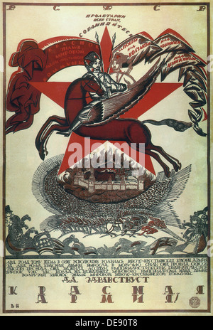 Russian Red Army recruitment poster Stock Photo - Alamy