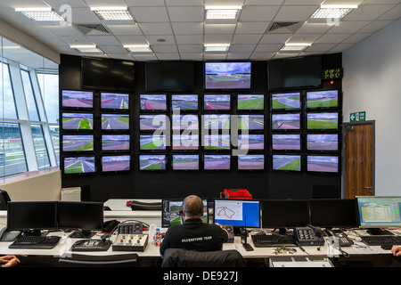 Race Control Room at Silverstone Racing Circuit in Towcester, England ...