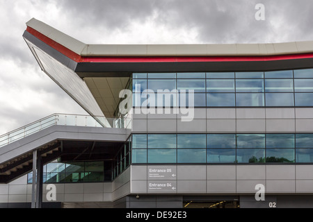 Silverstone Wing Pit and Paddock Stock Photo - Alamy