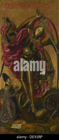 Saint Michael Triumphs over the Devil, 1468, (1946). Creator: Bartolome ...