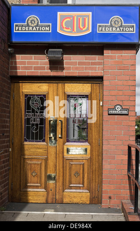 A CIU, social club, displaying the CIU and Federation signs. A working ...