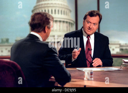 Tim Russert, host of NBC's "Meet the Press" March 30, 1997 in Washington, DC Stock Photo - Alamy