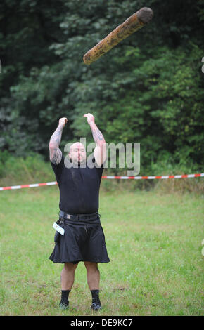 Schwiegerhausen, Germany. 14th Sep, 2013. Rene Henschel from clan ...