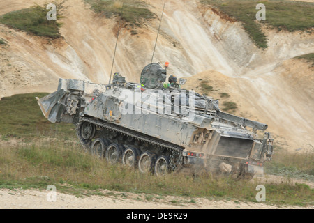 Driver training with the Terrier air-transportable armoured combat ...