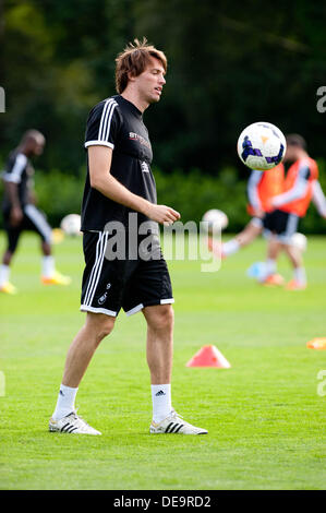 Swansea, UK. Friday 13 September 2013 Pictured: Jonjo Shelvey Re:Press ...