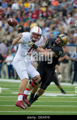 West Point, NY, USA. 14th Sep, 2013. September 14, 2013: Stanford ...