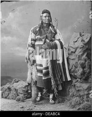 A portrait of a young Nez Perce Native American, providing insight into ...