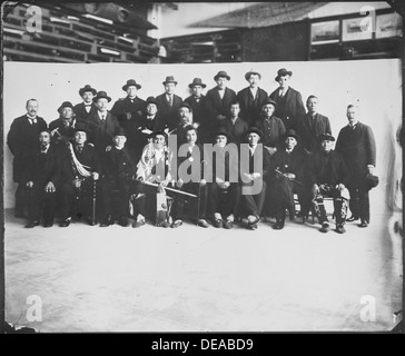A Chippewa delegation, representing the indigenous people of the ...