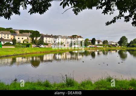 Millbrook; Pond; Cornwall; UK Stock Photo - Alamy