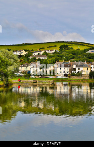 Millbrook; Pond; Cornwall; UK Stock Photo - Alamy