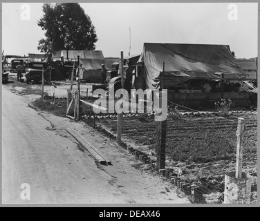 A historical view of the Shafter camp in Kern County, California, which ...