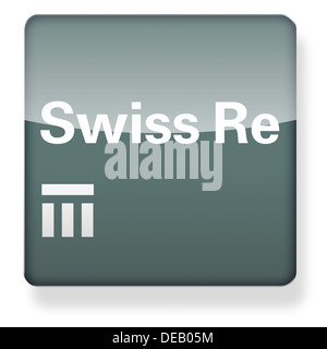 Swiss Re logo as an app icon. Clipping path included Stock Photo - Alamy