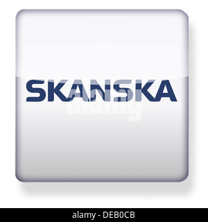 Skanska logo as an app icon. Clipping path included Stock Photo - Alamy