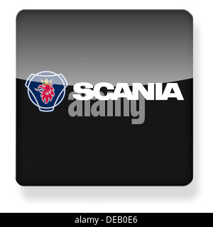Scania logo as an app icon. Clipping path included Stock Photo - Alamy