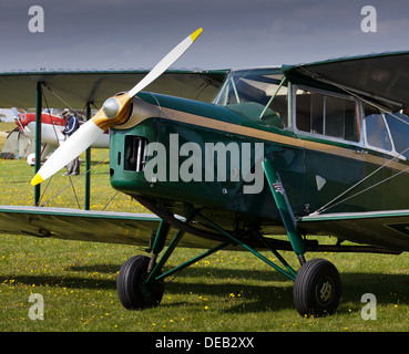 A classic biplane at the Light Aircraft Association rally at Sywell ...