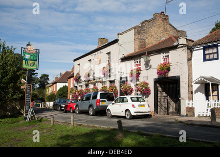 The Hand In Hand Pub on Wimbledon Common at Night London UK Stock Photo ...