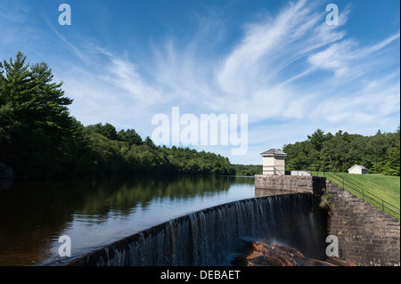 The Scituate Reservoir Dam in Scituate, Rhode Island Stock Photo - Alamy