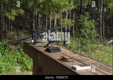 Weapons at the Ocala National Forest Public Shooting Range on State ...