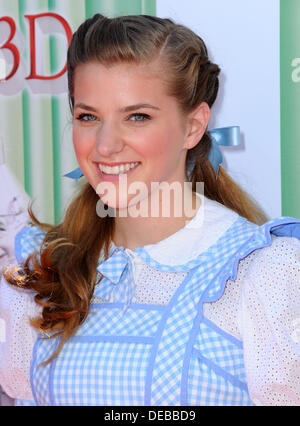 Danielle Wade attending the premiere of The Wizard Of Oz 3D in Los ...