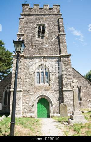 St Veep Church Stock Photo - Alamy