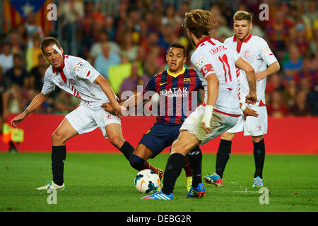 Alexis SANCHEZ of Sevilla FC during the Spanish championship La Liga ...