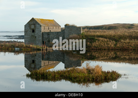 Ham Mill over the millpond. Also called the Ham Girnal. From the old ...
