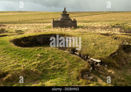 Nybster Broch, an Iron Age building near the village of Nybster ...