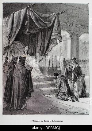 Louis the Pious (778 – 840); the Fair; King of Aquitaine from 781. He ...