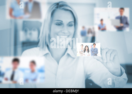 Picture of young attractive business partners standing Stock Photo - Alamy