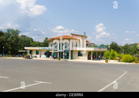 bus terminal, Primorsko, South Bulgaria Stock Photo - Alamy
