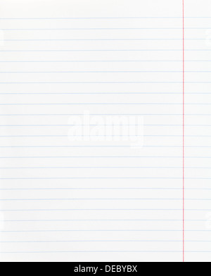 wide blank white ruled paper texture useful as a background Stock Photo ...