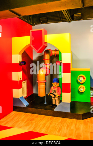 Inside the Lego Factory at Legoland Florida Stock Photo - Alamy