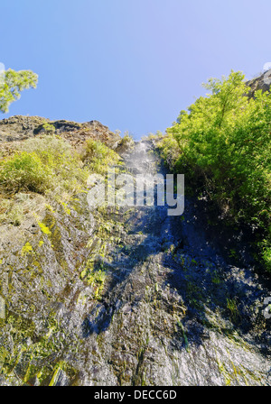Colorful waterfall in La Palma island Stock Photo - Alamy