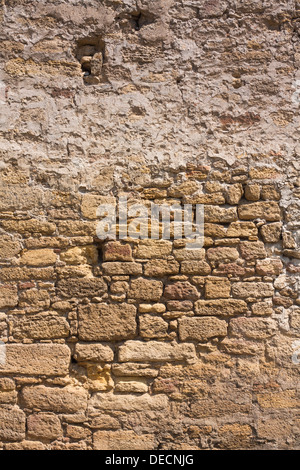 Old wall made of the Jerusalem stone wall. Israel Stock Photo ...