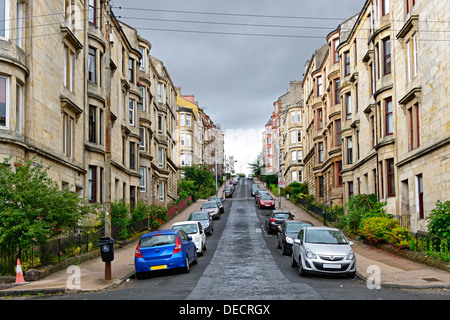 Glasgow's steepest street, the Gardner Street Stock Photo - Alamy