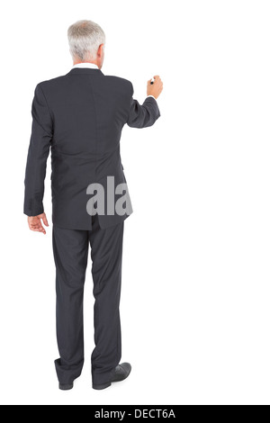 Rear view of a businessman Stock Photo - Alamy