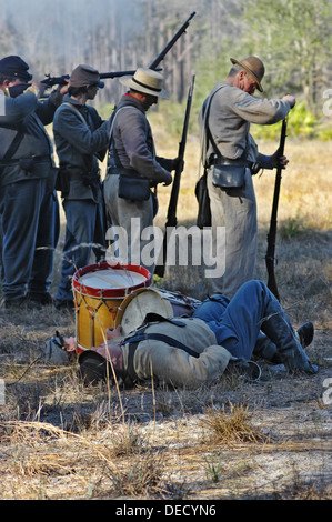 Reenactment of the Battle of Olustee, Olustee Battlefield Historic ...