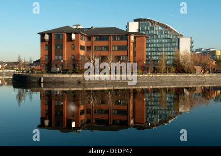 Abito apartments in Salford Quays Manchester UK Stock Photo - Alamy