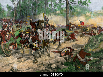Battle of Eutaw Springs American Revolutionary War, in the Carolinas ...