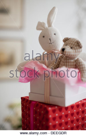 Toys in a box Stock Photo: 17304037 - Alamy