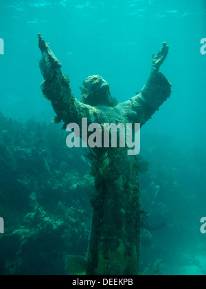 Christ of the Abyss statue in Key Largo, Florida Stock Photo - Alamy