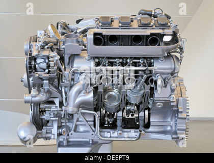 Engine side view Stock Photo - Alamy