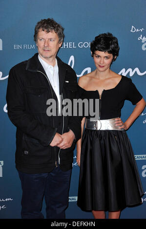 French actress Audrey Tautou with french director Annie Miller talk ...