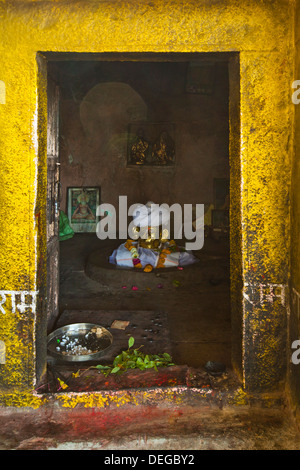 Idol of Sant Namdev in a temple, Narsi Namdev, Hingoli, Maharashtra ...