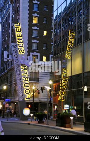 Fourth Street Live restaurant and entertainment district downtown Stock ...