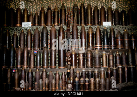 Display of munitions in a WW1 museum. France Stock Photo - Alamy