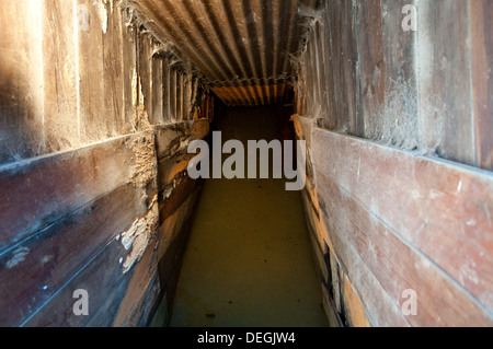 WW1 Yorkshire trench and dugout archaeological site near Ypres Belgium ...