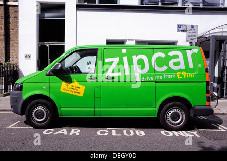 A Zip hire van parked in London,England,UK Stock Photo - Alamy